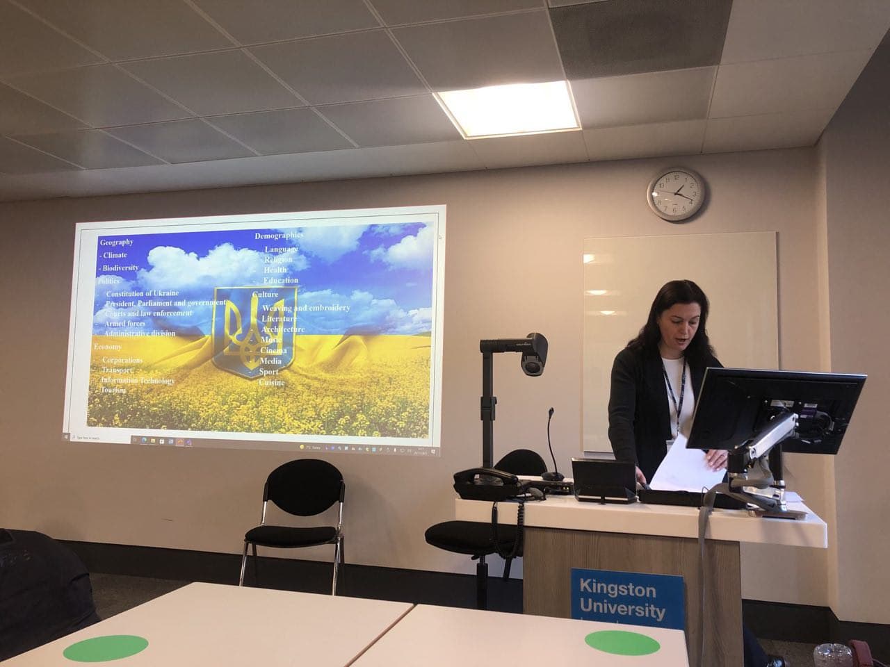 "Ukrainian life and culture": Mariia Ivanchenko conducted a workshop ...